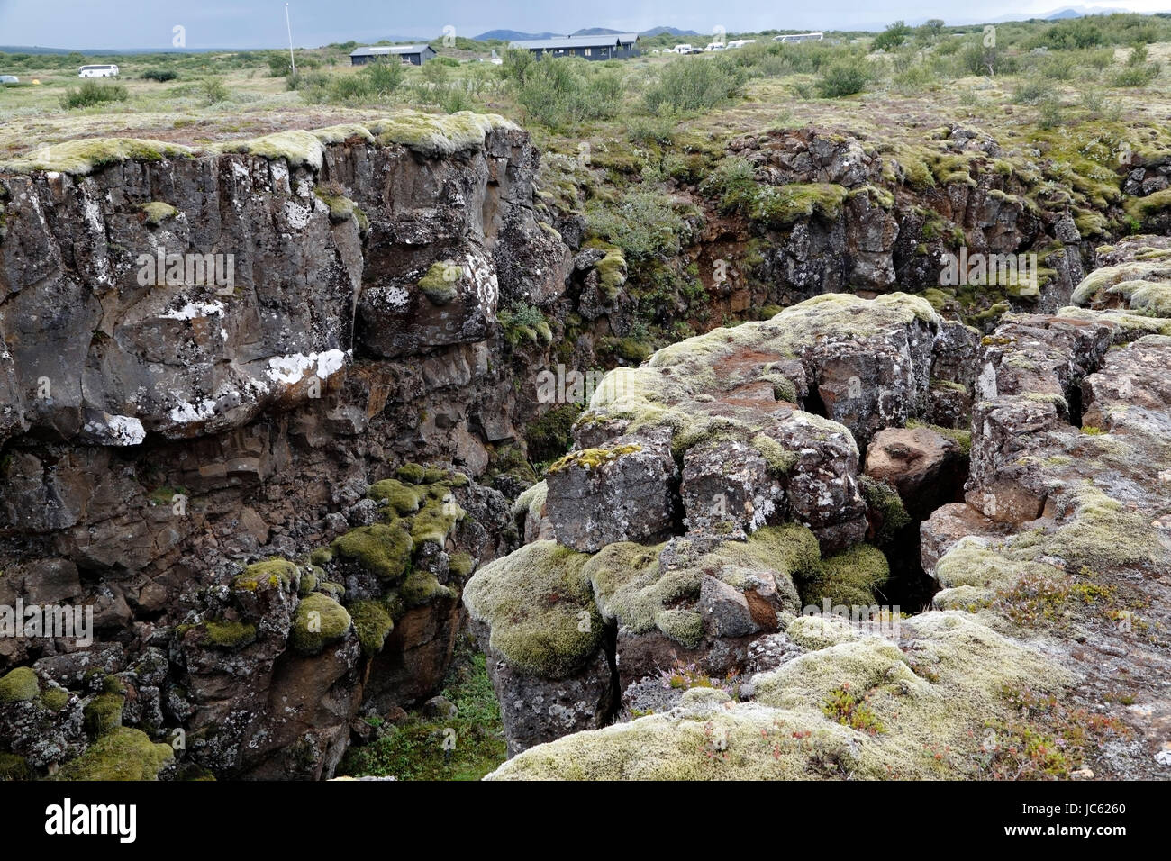basalt formation from magma eruption and splitting of earth;s crust ...