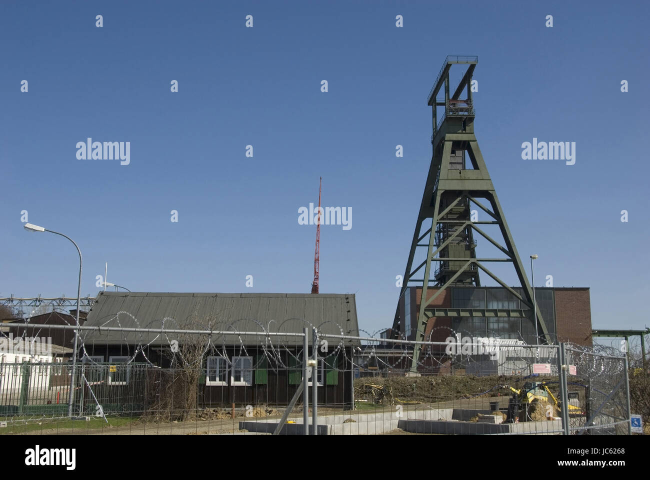 Germany, Lower Saxony, Salzgitter, shaft Konrad, closed iron ore mine ...