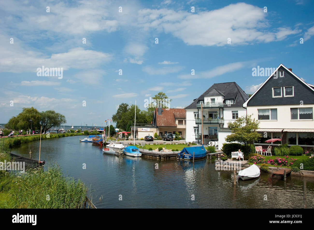 in the promenade, bank promenade, Steinhude, Wunstorf, Steinhuder sea ...