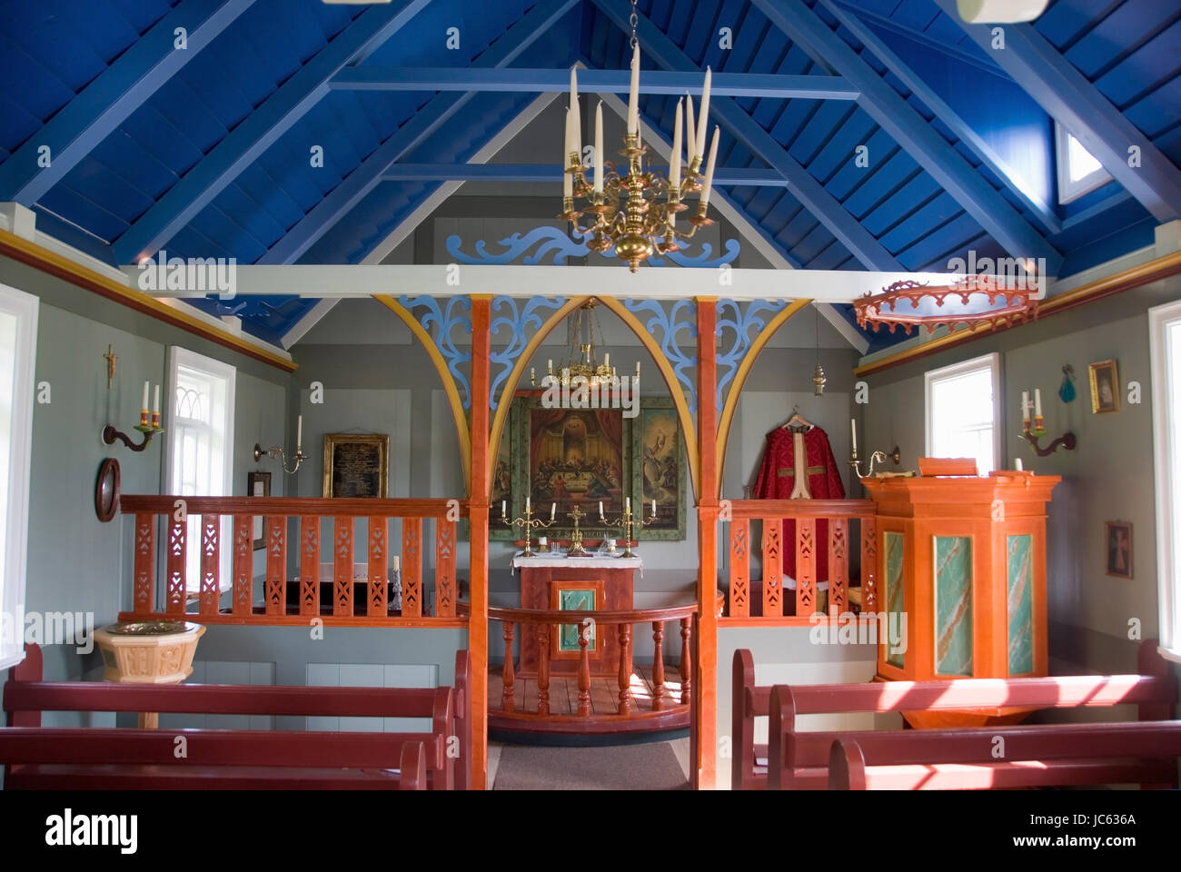 Europe, Iceland, Iceland, Skogar, home museum and open-air museum ...