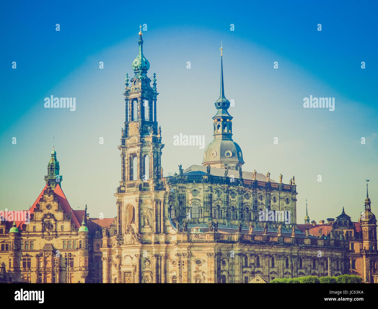 Dresden Cathedral of the Holy Trinity aka Hofkirche Kathedrale ...