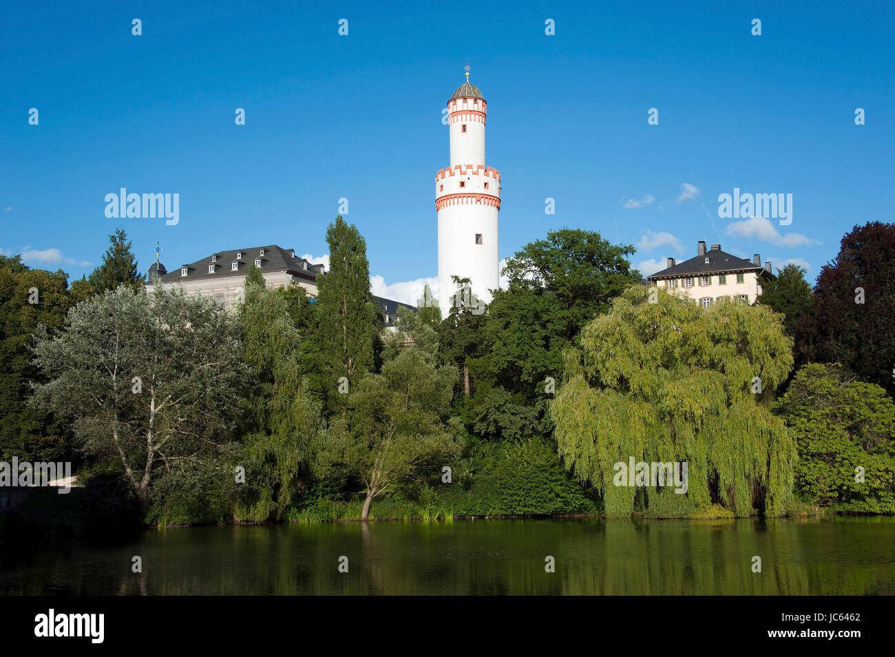 empty donjon, castle, Bad Homburg, Hessen Germany, freistehender ...