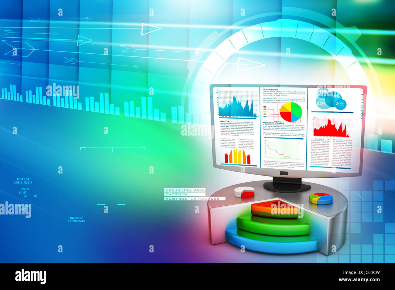 Stock market chart lcd hi-res stock photography and images - Alamy