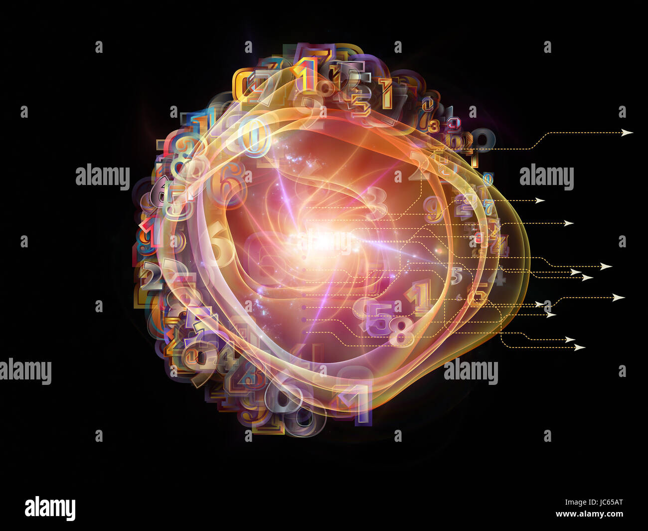 Conceptual Particle series. Composition of fractal and conceptual ...