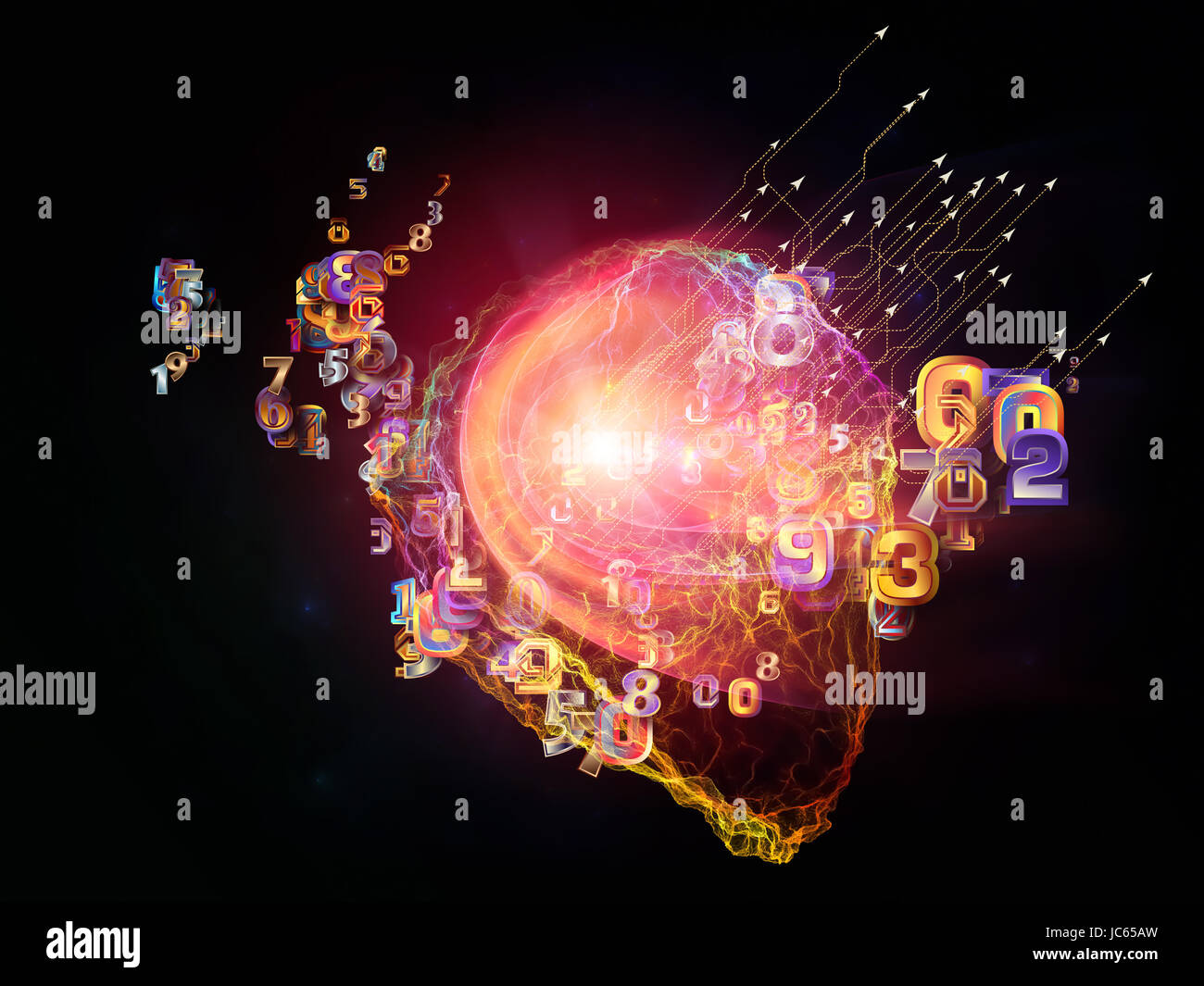 Conceptual Particle series. Composition of fractal and conceptual ...