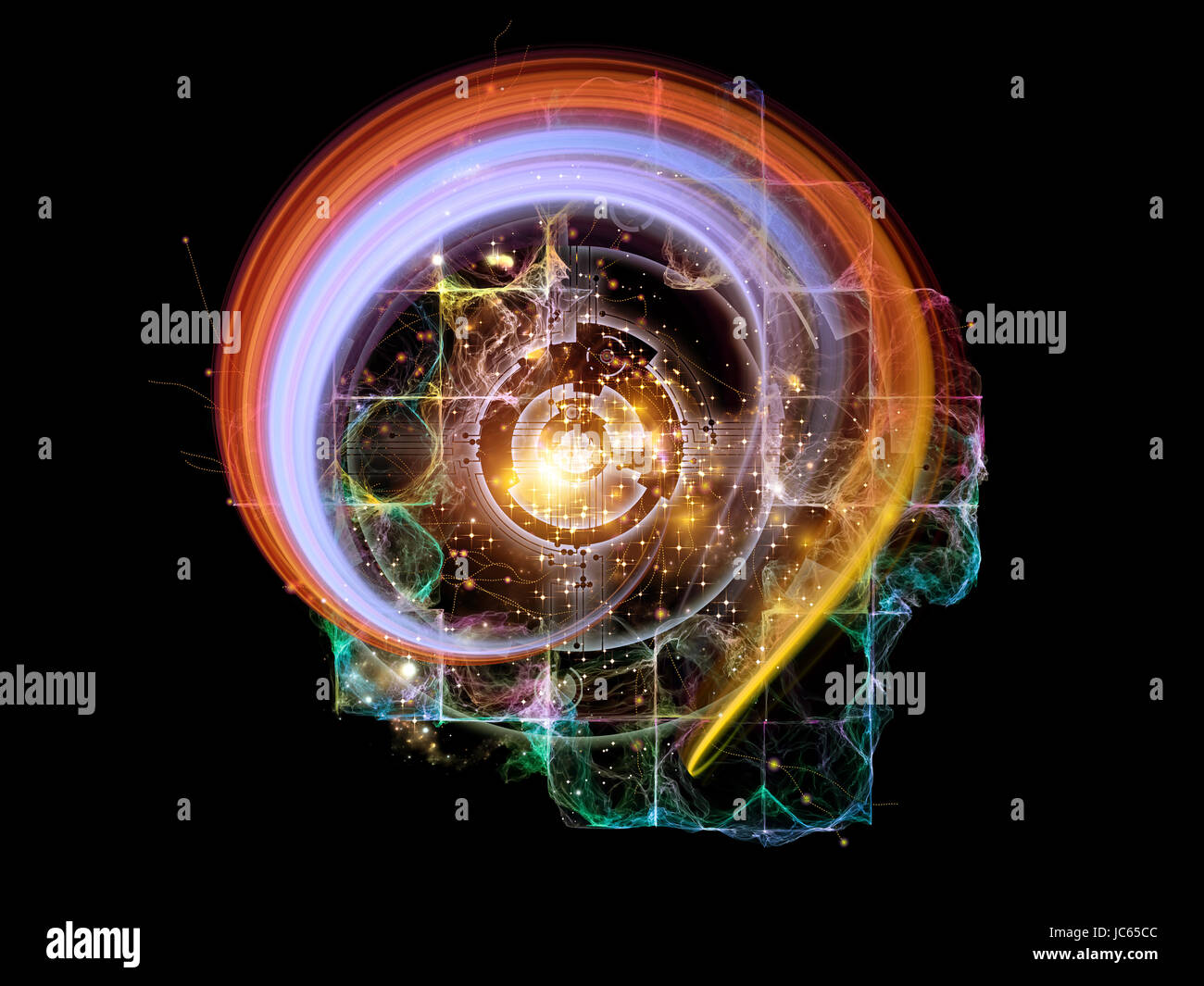 Conceptual particle series background hi-res stock photography and ...