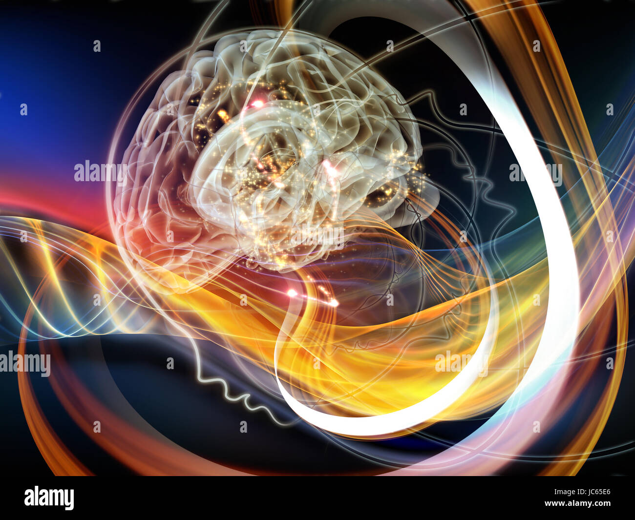 Human Mind series. Visually pleasing composition of brain, human ...