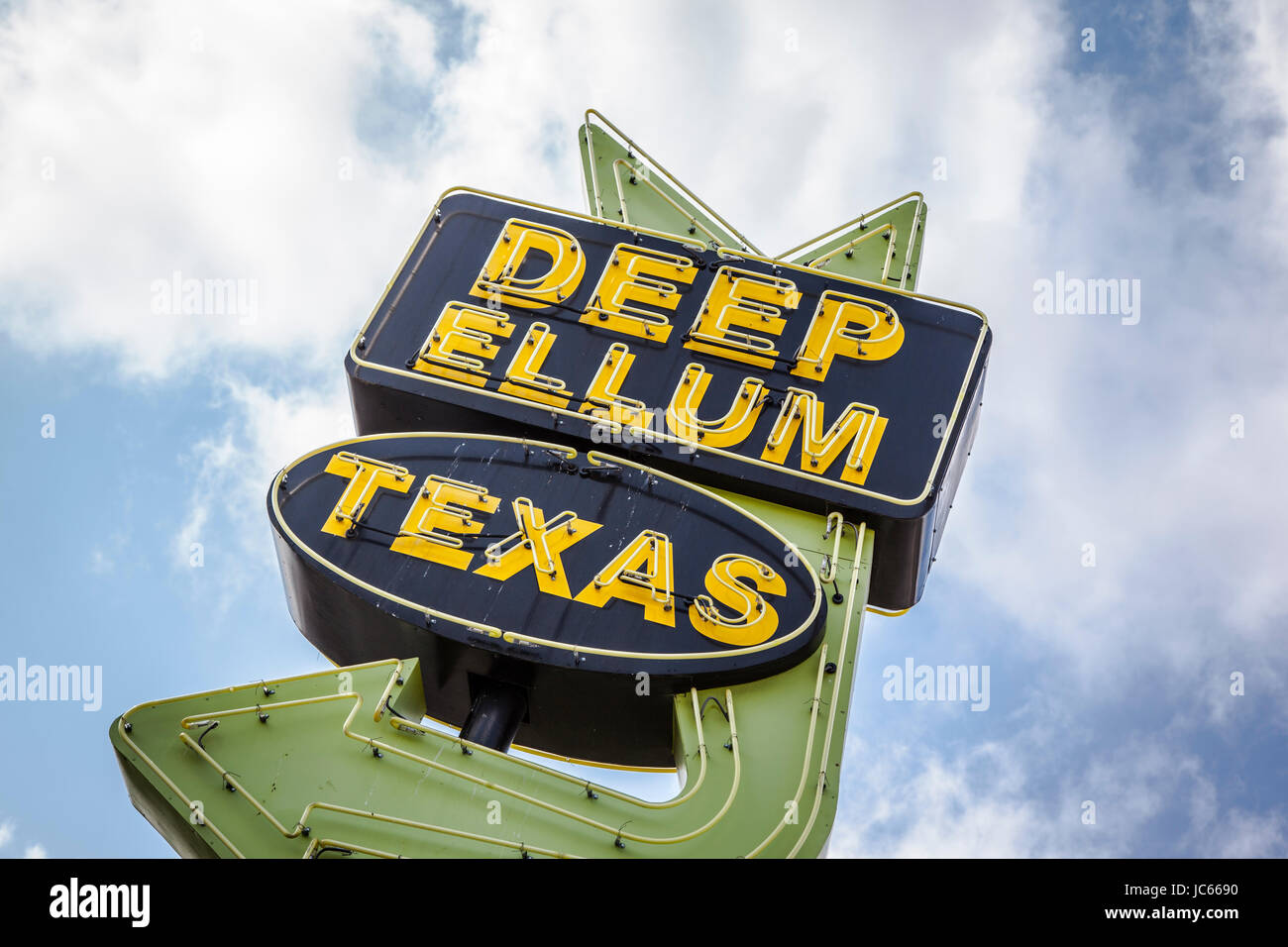 Dallas deep ellum texas sign hi-res stock photography and images - Alamy