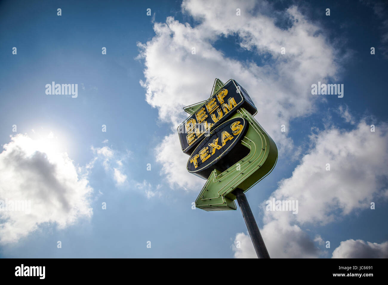 Dallas deep ellum texas sign hi-res stock photography and images - Alamy