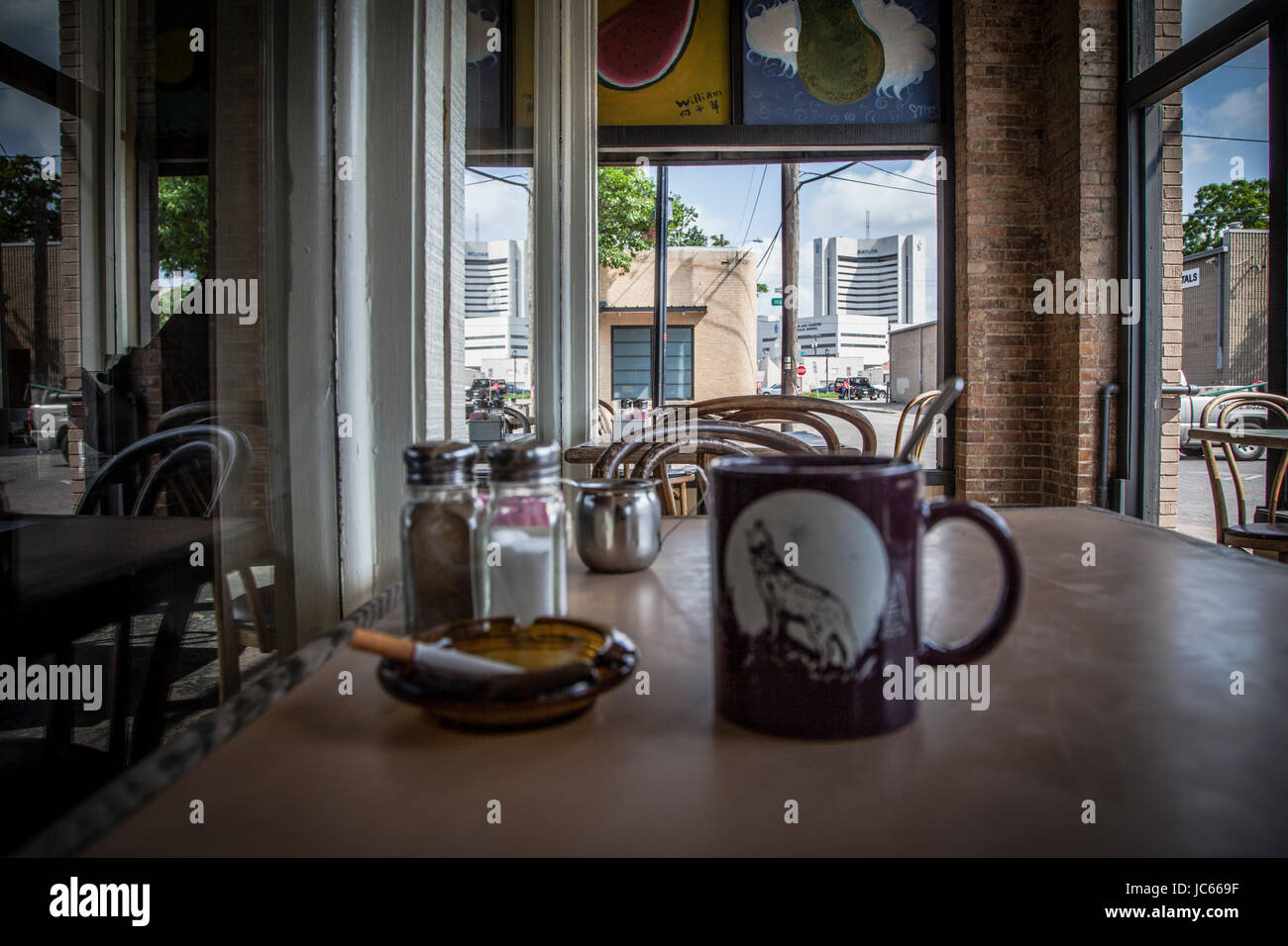 North America Texas USA United States America Dallas Coffee shop Deep ...