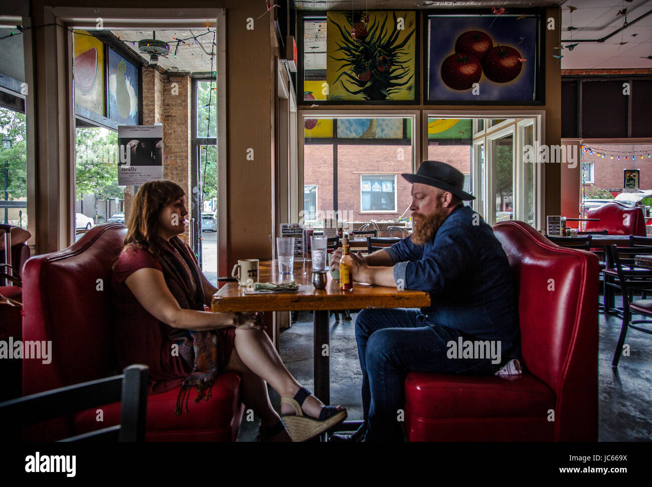 North America Texas USA United States America Dallas Coffee shop Deep ...