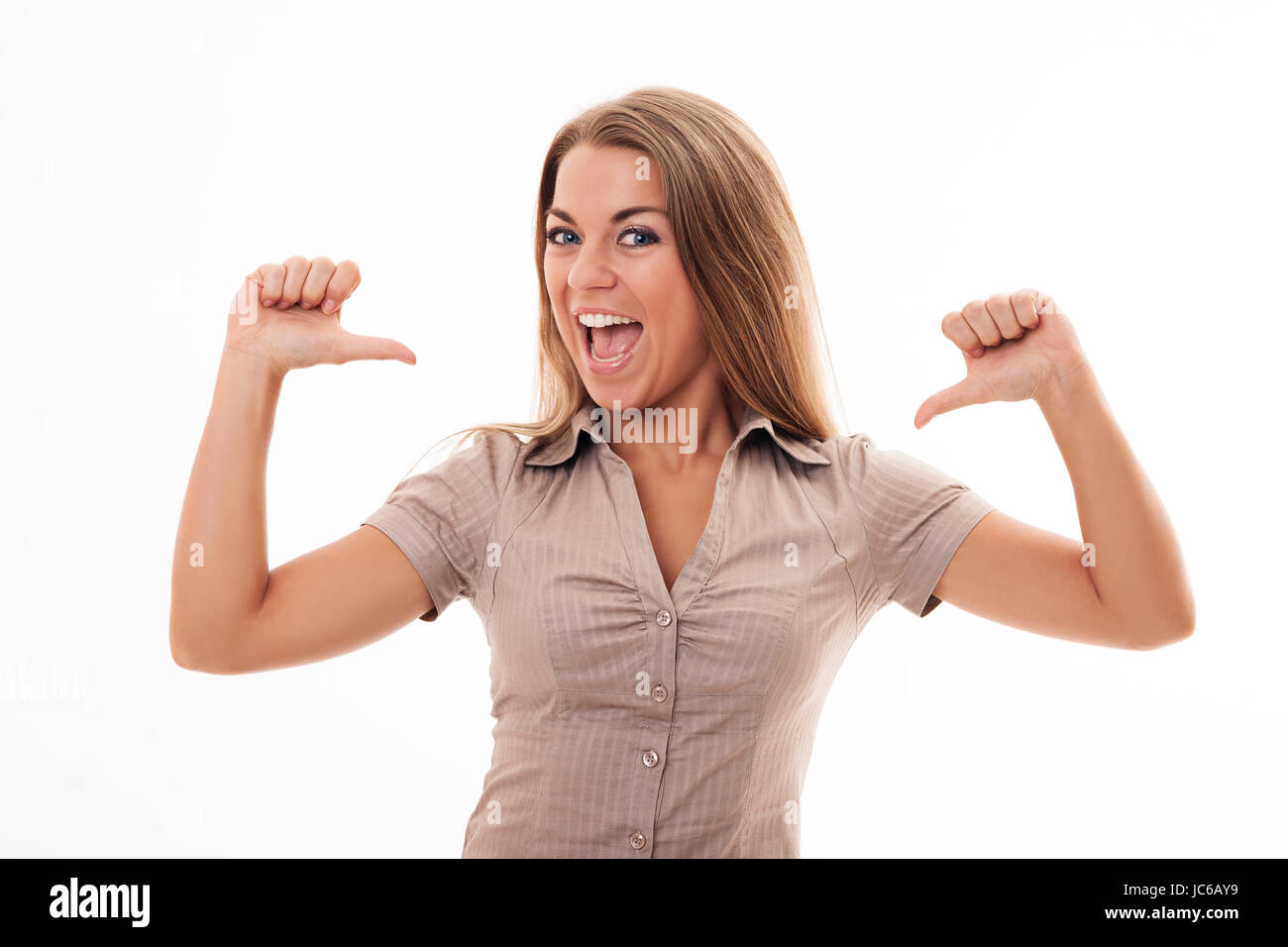 Yeah, It's me! Stock Photo - Alamy