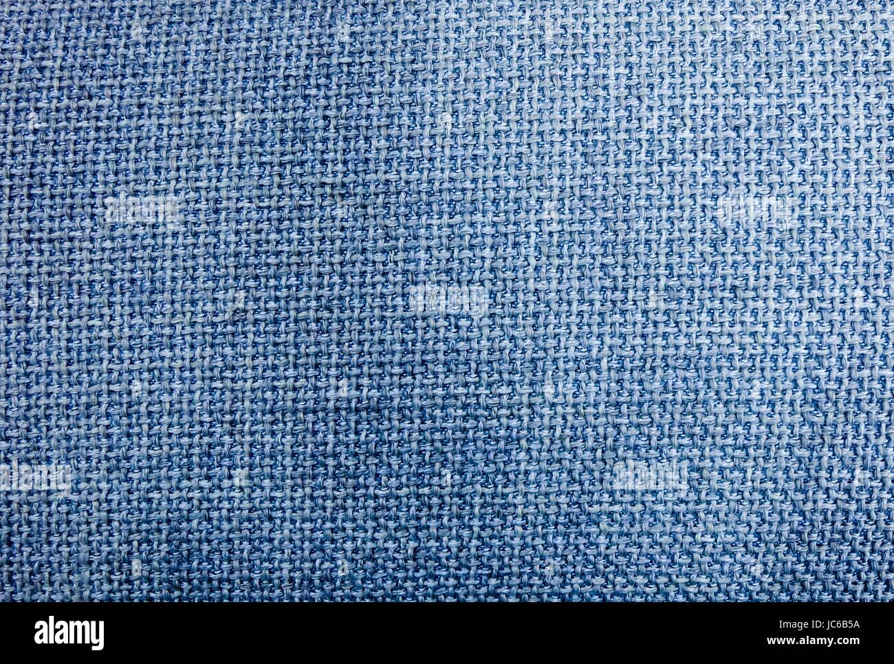 Textile Texture, Close Up of Blue Sack or Burlap Fabric Pattern ...