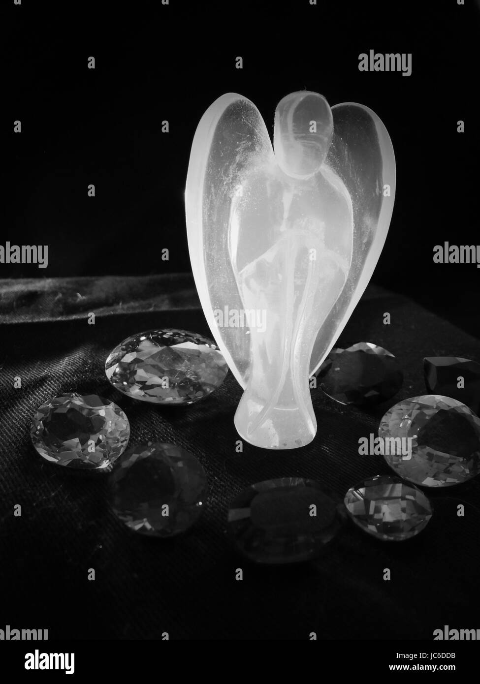 the angel with gems Stock Photo - Alamy