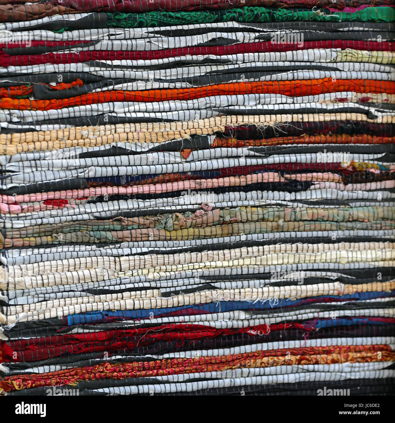 Cloth made from recycled materials Stock Photo - Alamy