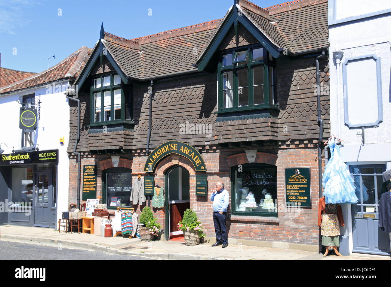 Almshouse Arcade, The Hornet, Chichester, West Sussex, England, Great ...