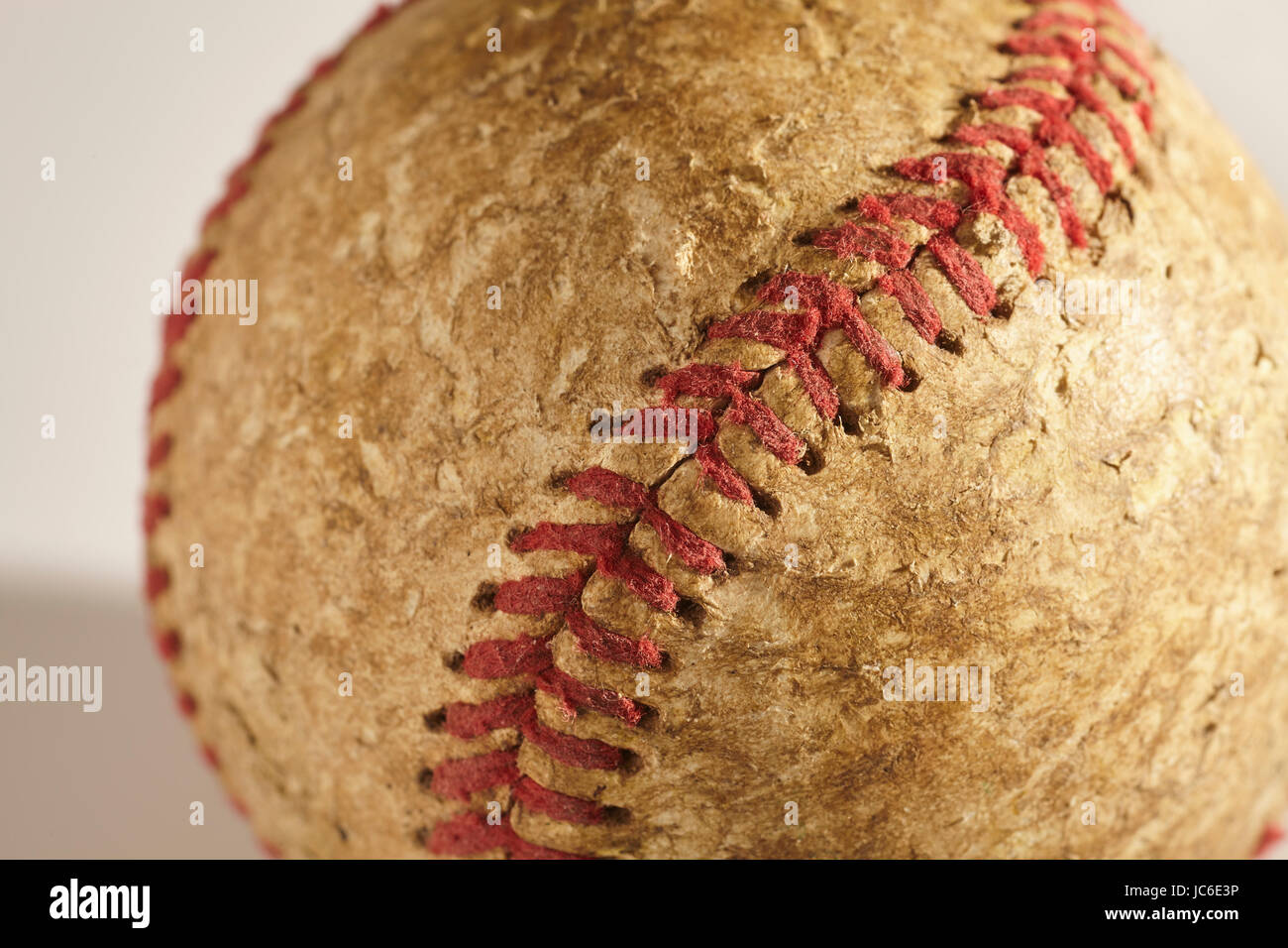 an old, worn, American, baseball Stock Photo - Alamy
