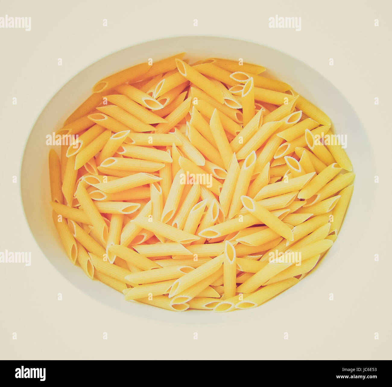 Vintage retro looking Pasta picture Stock Photo - Alamy