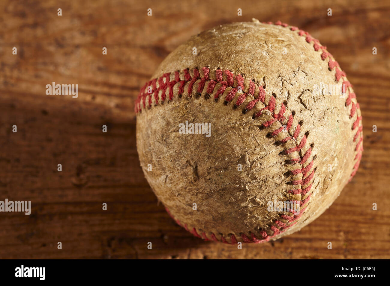an old, worn, American, baseball Stock Photo - Alamy