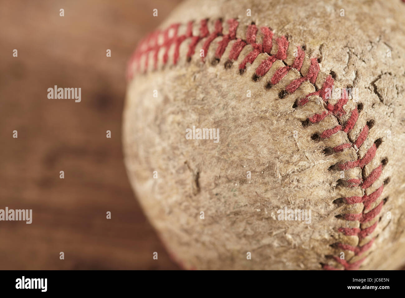 an old, worn, American, baseball Stock Photo - Alamy