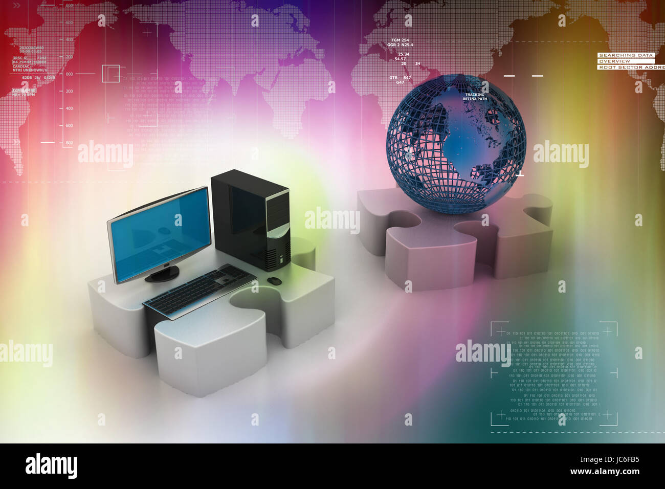 Concept of global connection Stock Photo - Alamy
