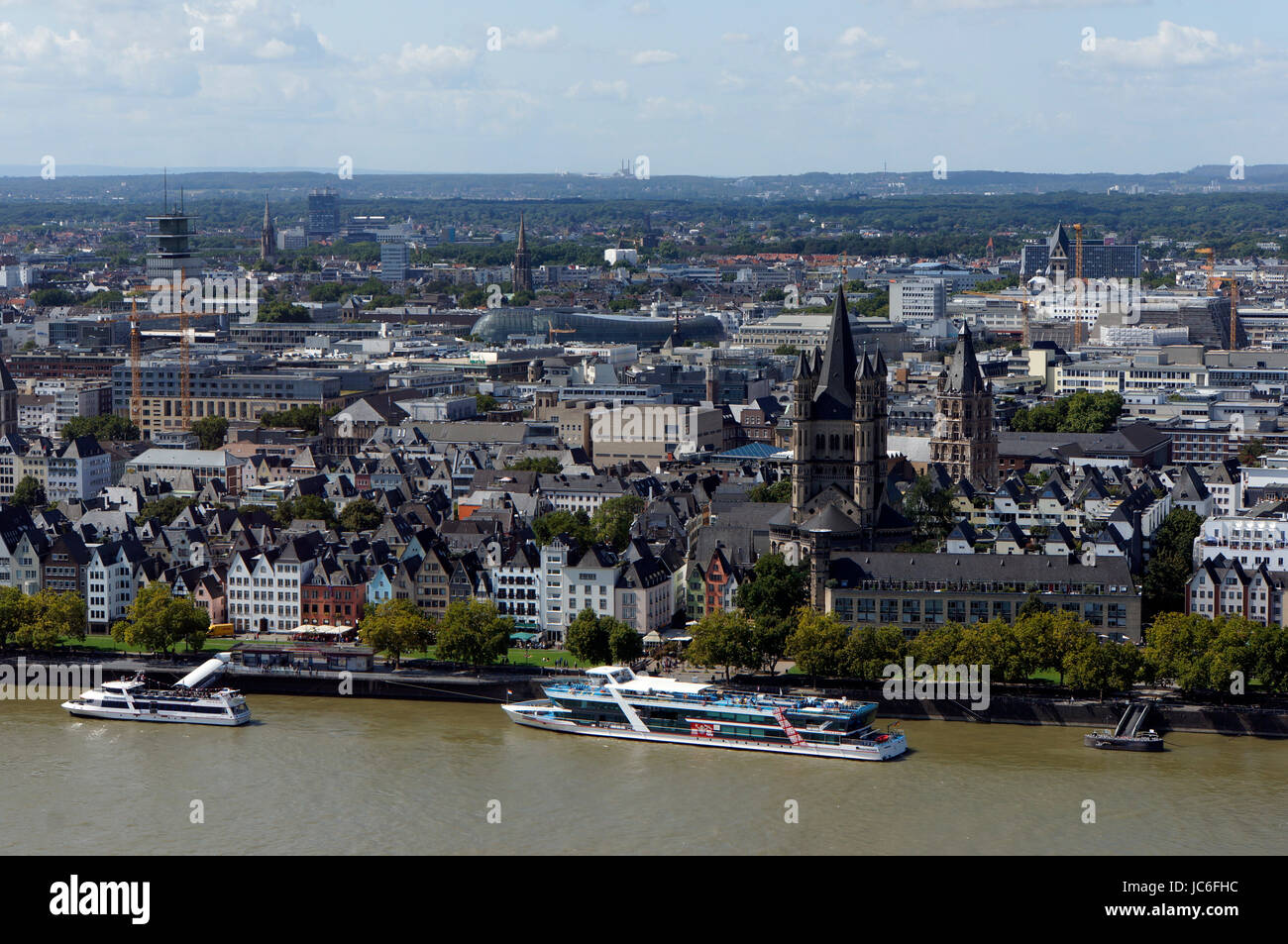 Blick vom Cologne Triangle , Köln, Nordrhein-Westfalen, Deutschland ...