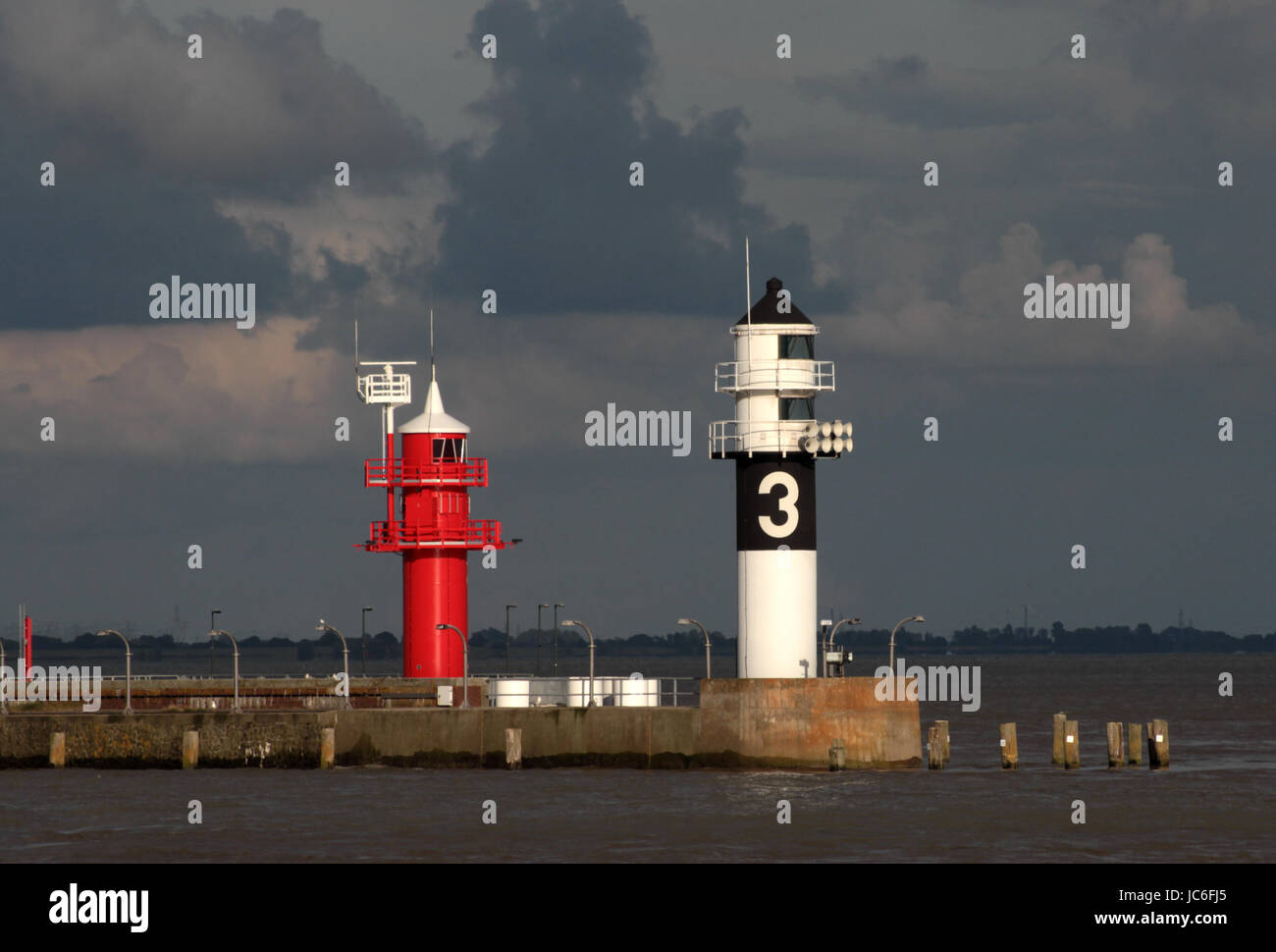 Kiel canal lighthouse hi-res stock photography and images - Alamy