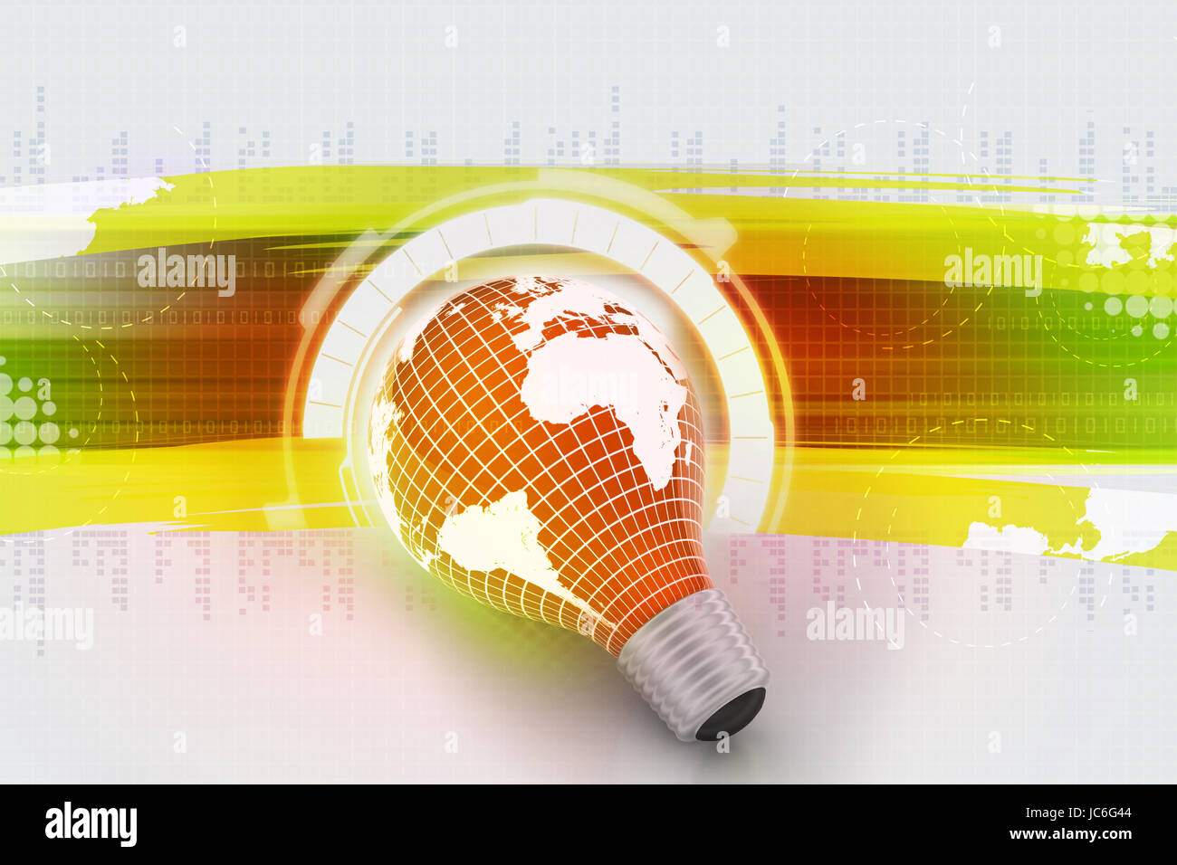 Light bulb map 3d hi-res stock photography and images - Alamy