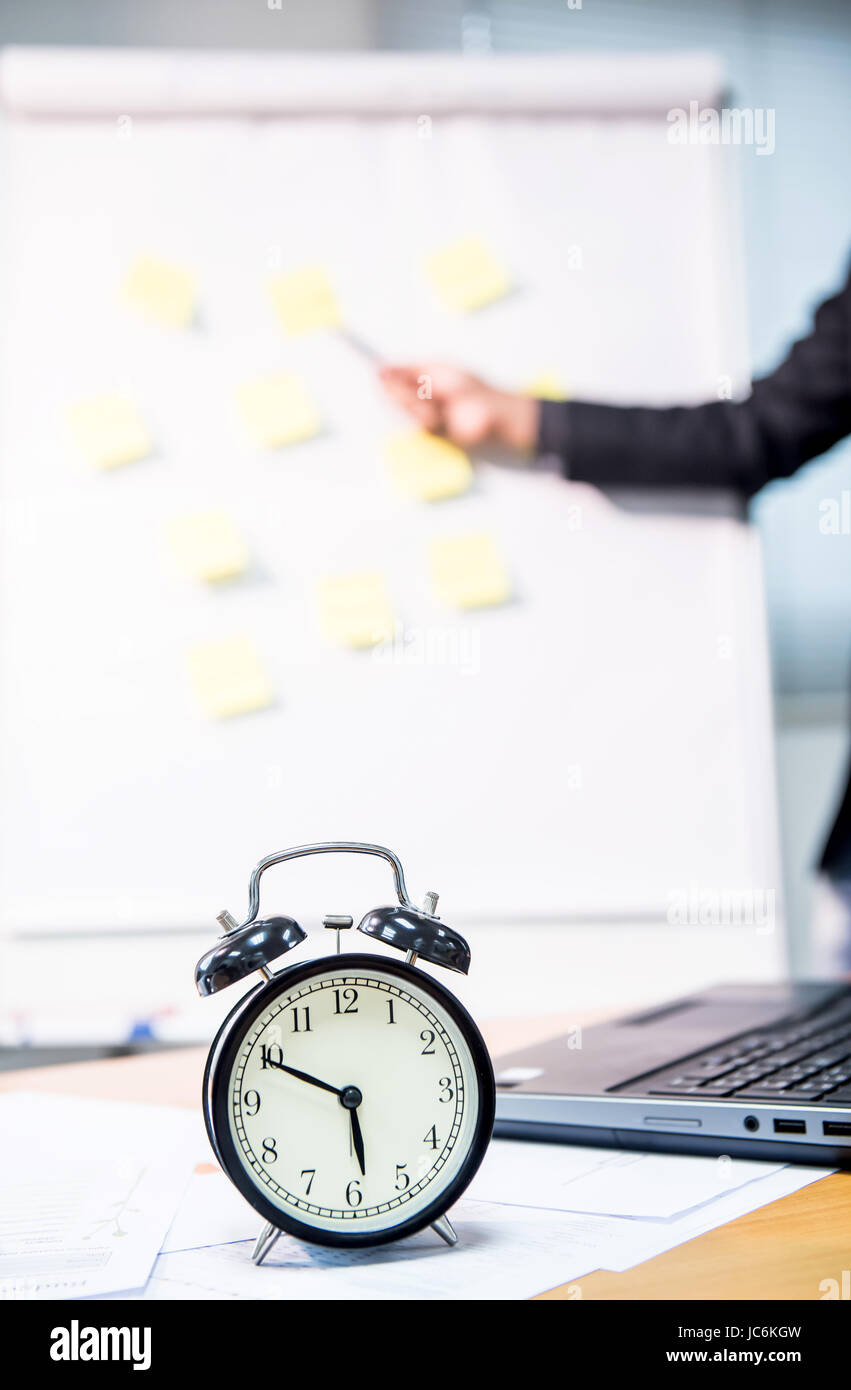business deadline, time to finish work, goal and success Stock Photo ...