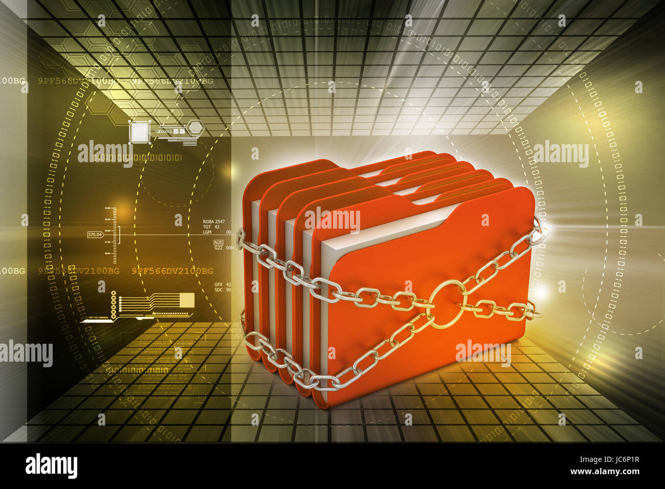 folder locked by chains Stock Photo - Alamy