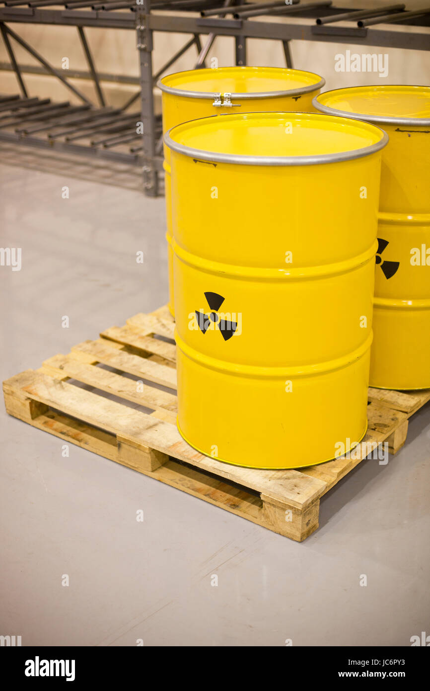toxic waste warehouse Stock Photo - Alamy