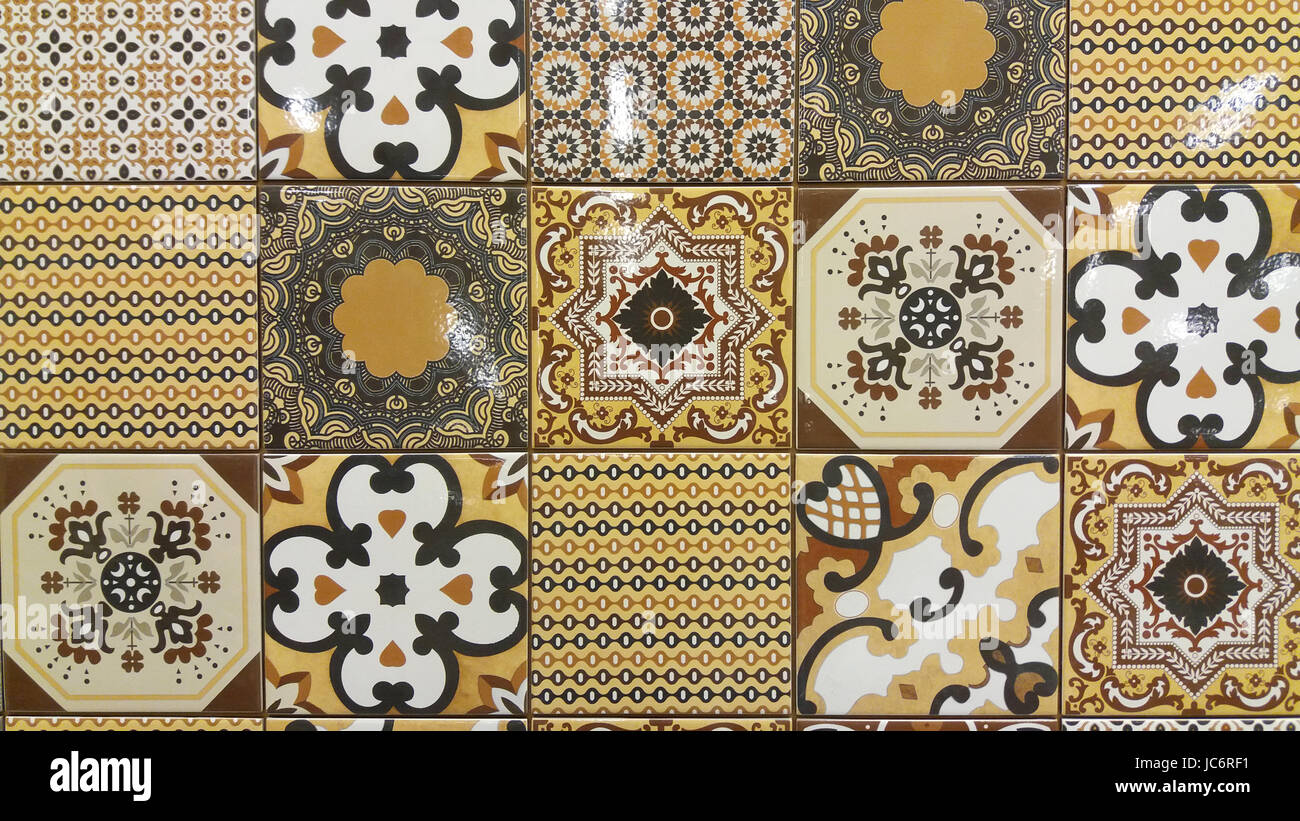 Colorful mosaic ceramic tiles hi-res stock photography and images - Alamy