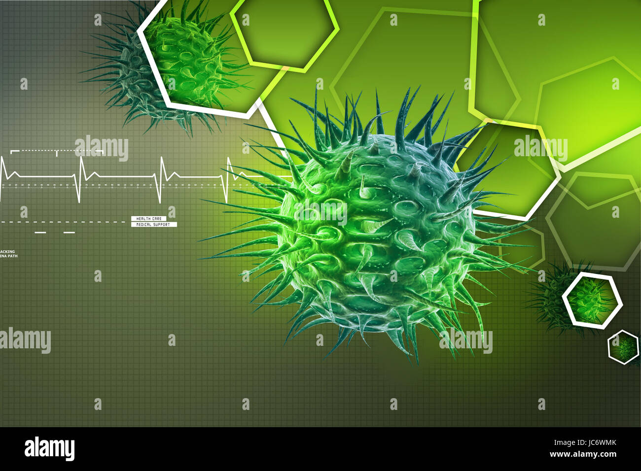 virus 3d image Stock Photo - Alamy