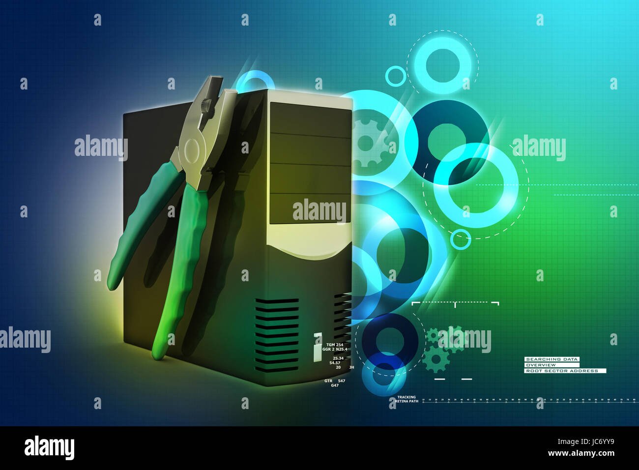 computer repair service concept Stock Photo - Alamy