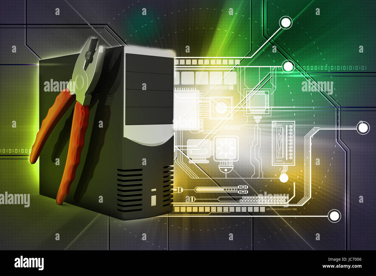 computer repair service concept Stock Photo - Alamy