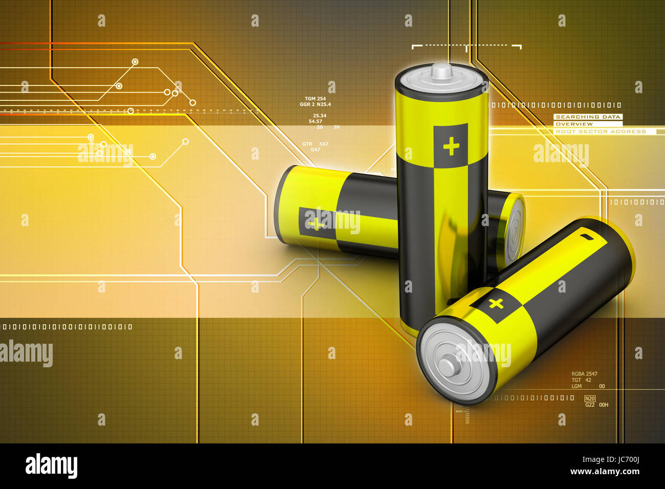 Batteries in background Stock Photo - Alamy