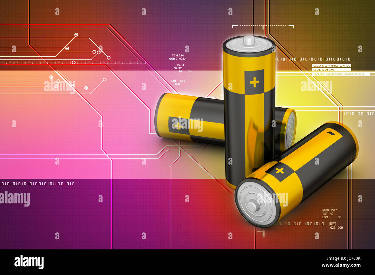 Batteries in background Stock Photo - Alamy