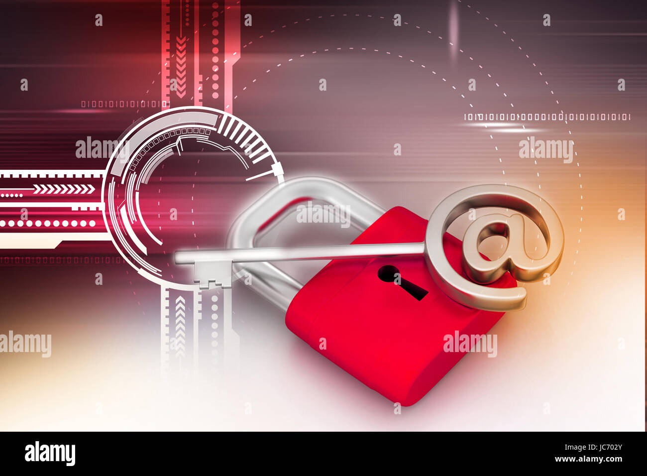 Padlock and key Stock Photo - Alamy