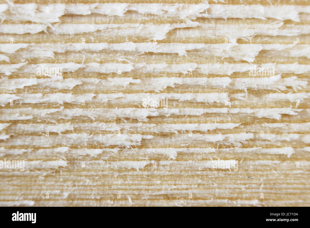 Macro texture of a wooden cut after sawing a board with a circular saw ...
