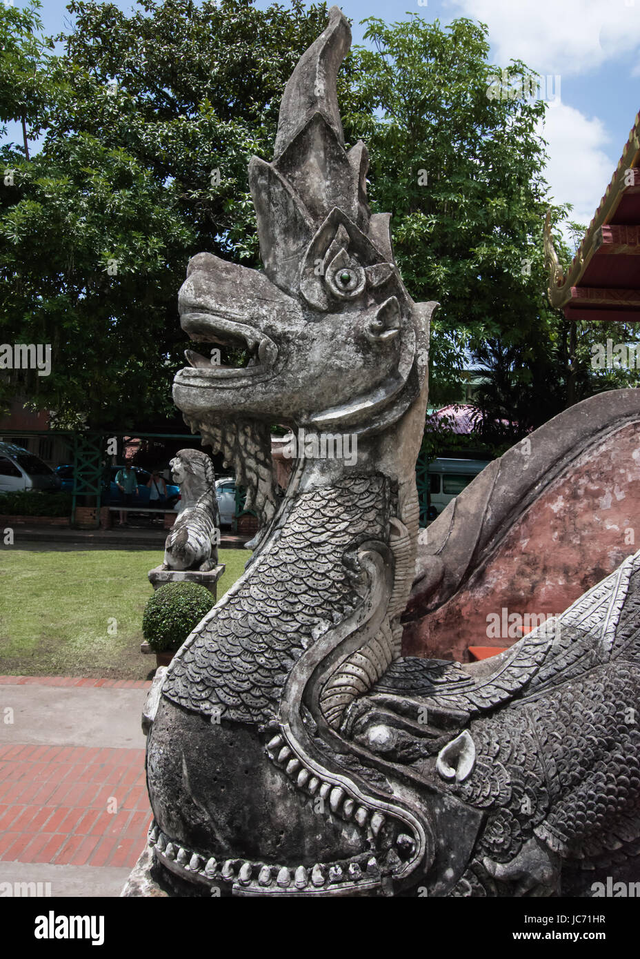 Railing the serpent Stock Photo - Alamy