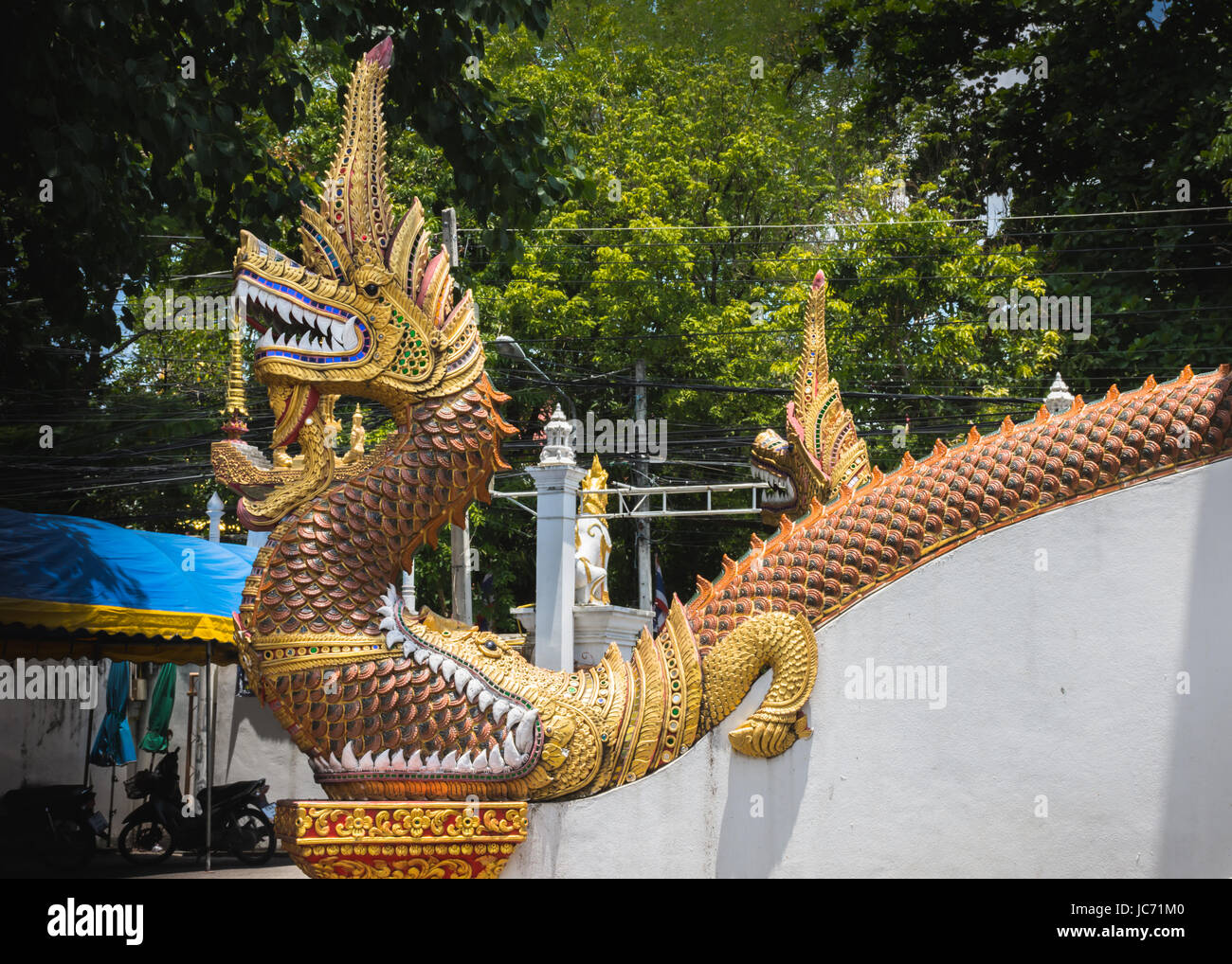Railing the serpent Stock Photo - Alamy