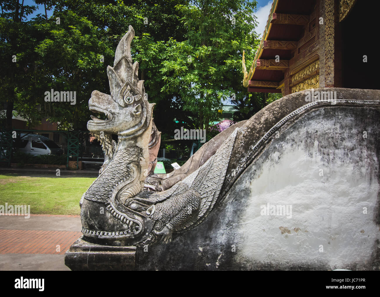 Railing the serpent Stock Photo - Alamy