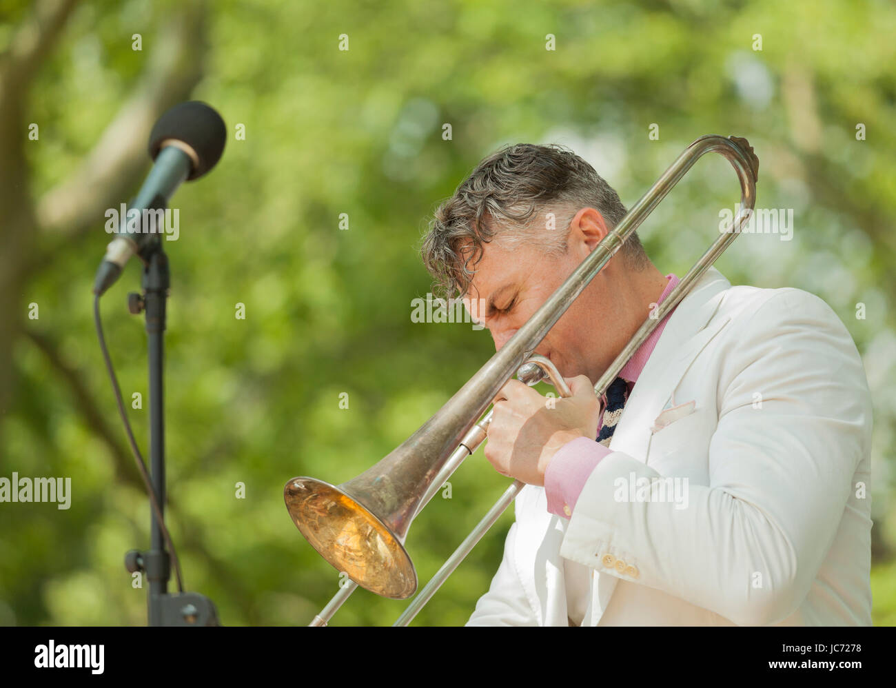 New York, NY - June 10, 2017: Michael Arenella preforms at 12th Annual ...
