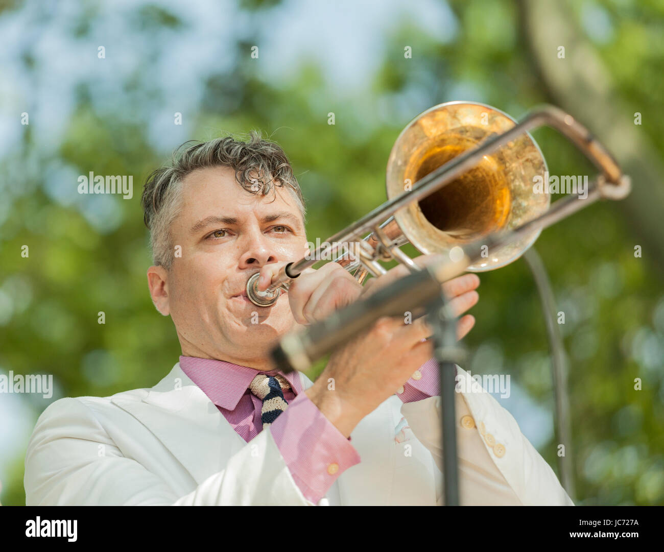 New York, NY - June 10, 2017: Michael Arenella preforms at 12th Annual ...