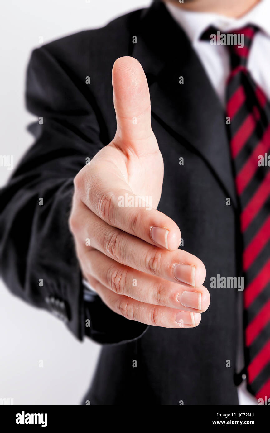An image of a nice business handshake Stock Photo - Alamy