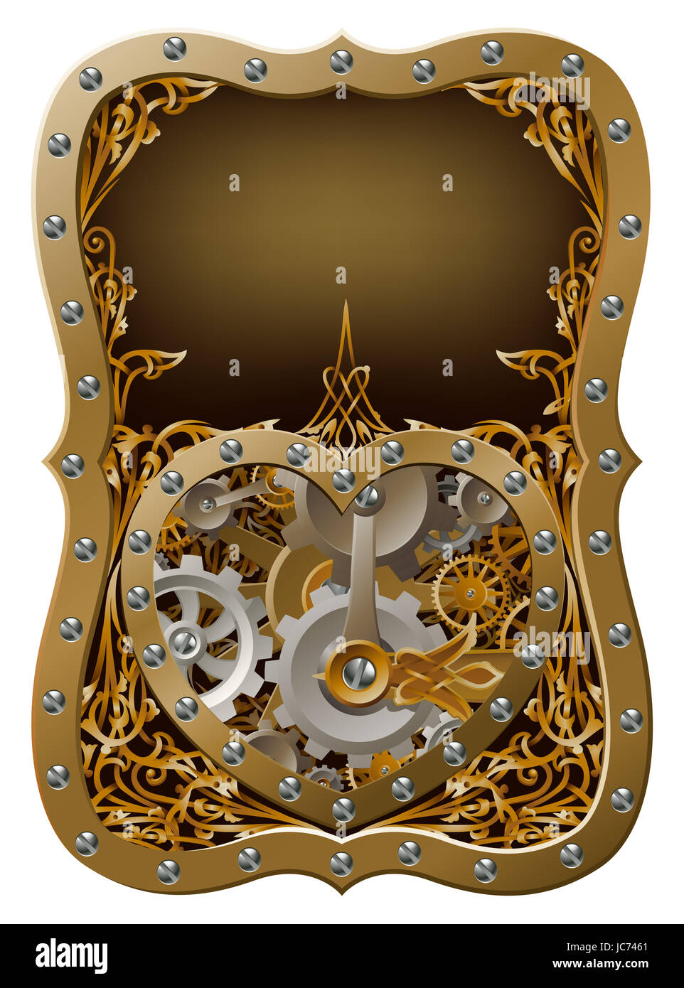 Clock cogs vector isolated hi-res stock photography and images - Alamy