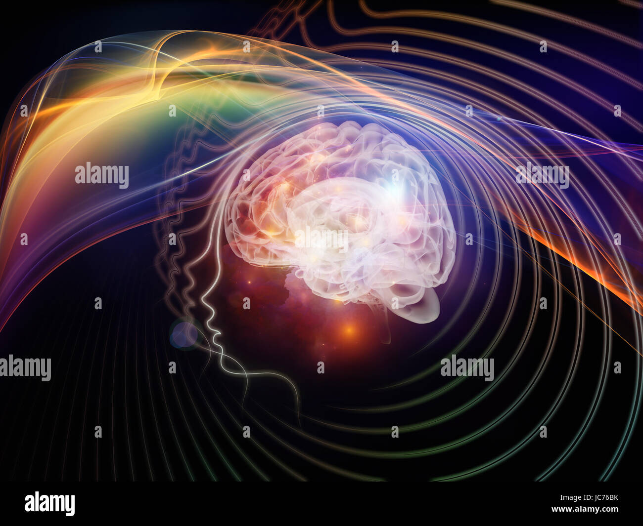 Self awareness in human brain hi-res stock photography and images - Alamy