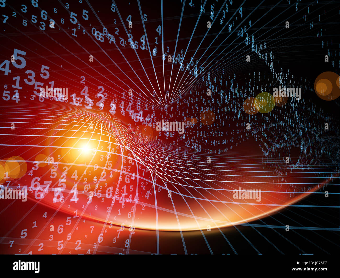 Space Geometry series. Composition of Math, geometry and design ...