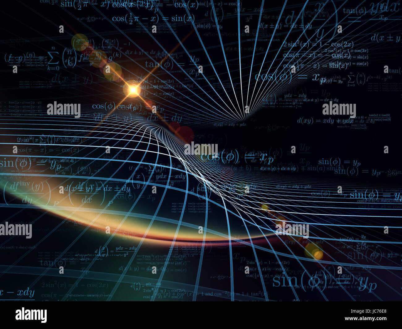 Space Geometry series. Composition of Math, geometry and design ...