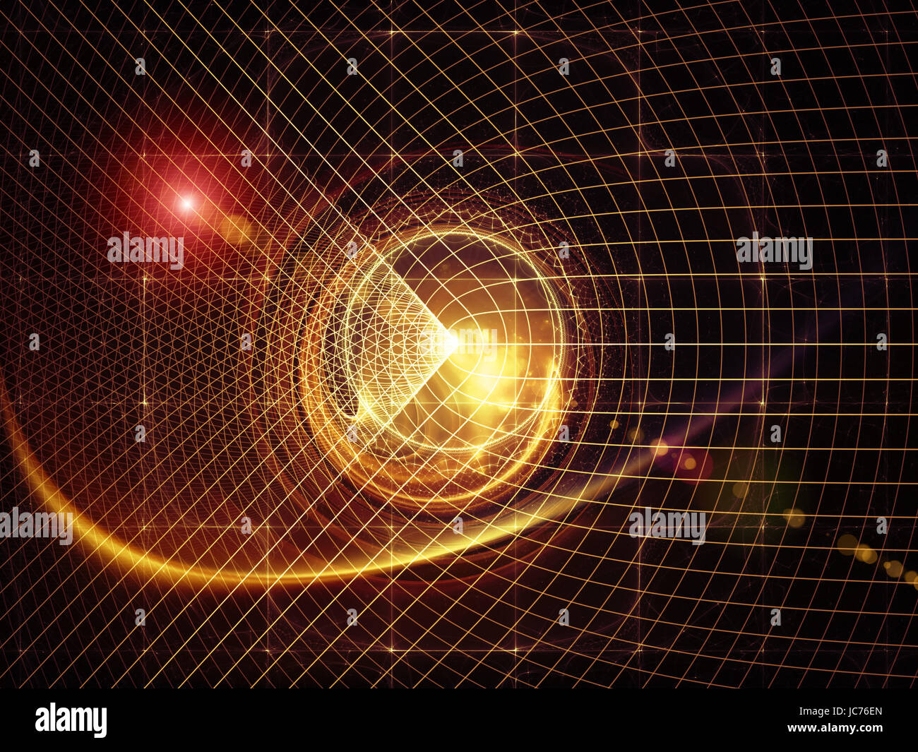 Space Geometry series. Backdrop of Math, geometry and design elements ...
